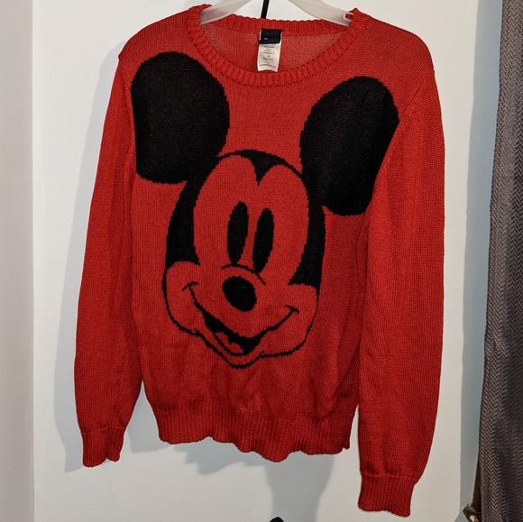 Disney | Sweaters | Disney Mickey Mouse Knit Sweater | Poshmark